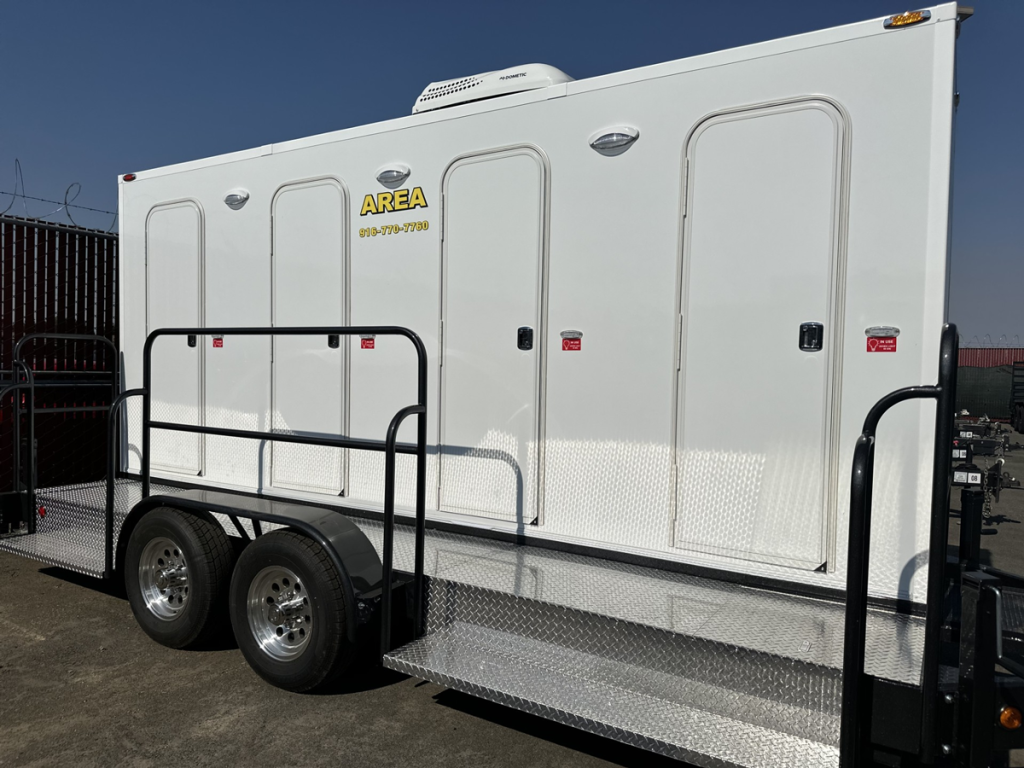 Premium Executive Restroom Trailers in Rancho Cordova